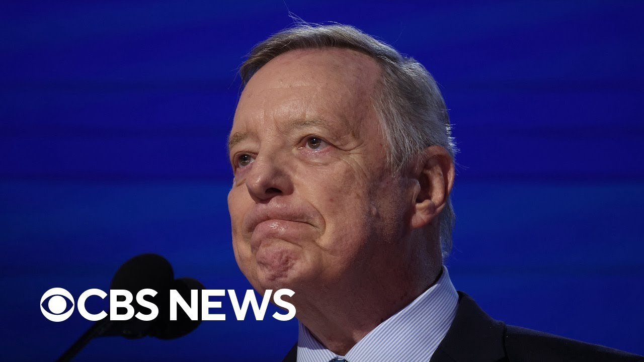 Durbin on Election Day 2024, Harris campaign final message - YouTube