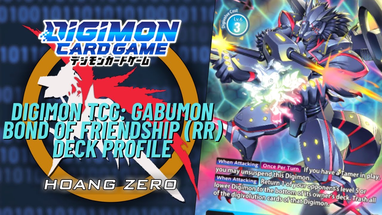 Digimon TCG: Gabumon - Bond of Friendship (RR Variant) (BT6 ENG) - YouTube