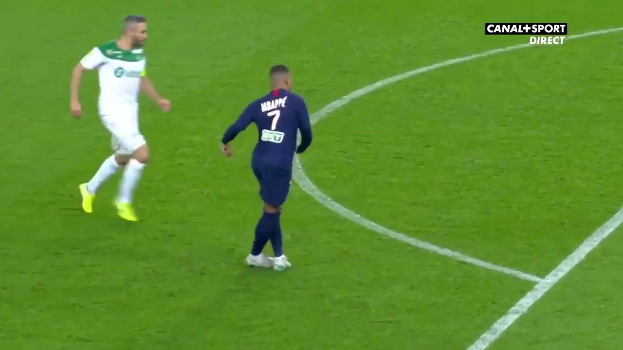amazing shot from Mbappe 😲😲 - YouTube
