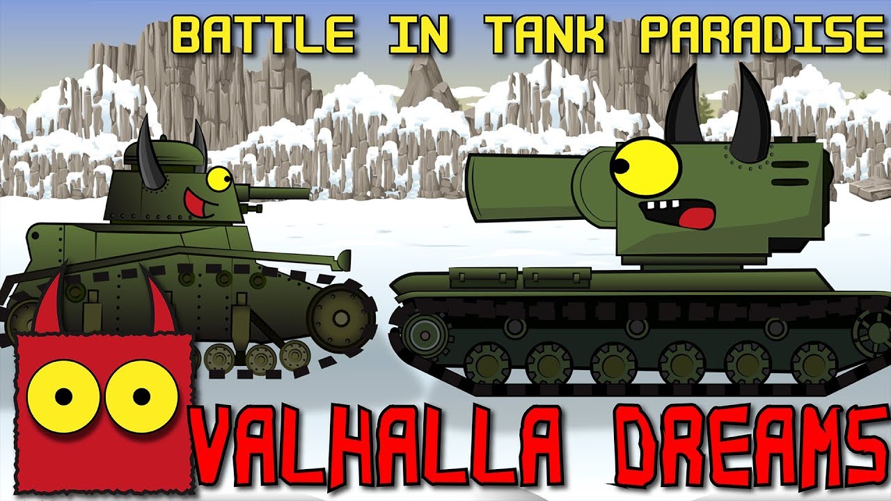 Cartoon about tanks "Valhalla Dreams or all Tanks go to Paradise" - YouTube