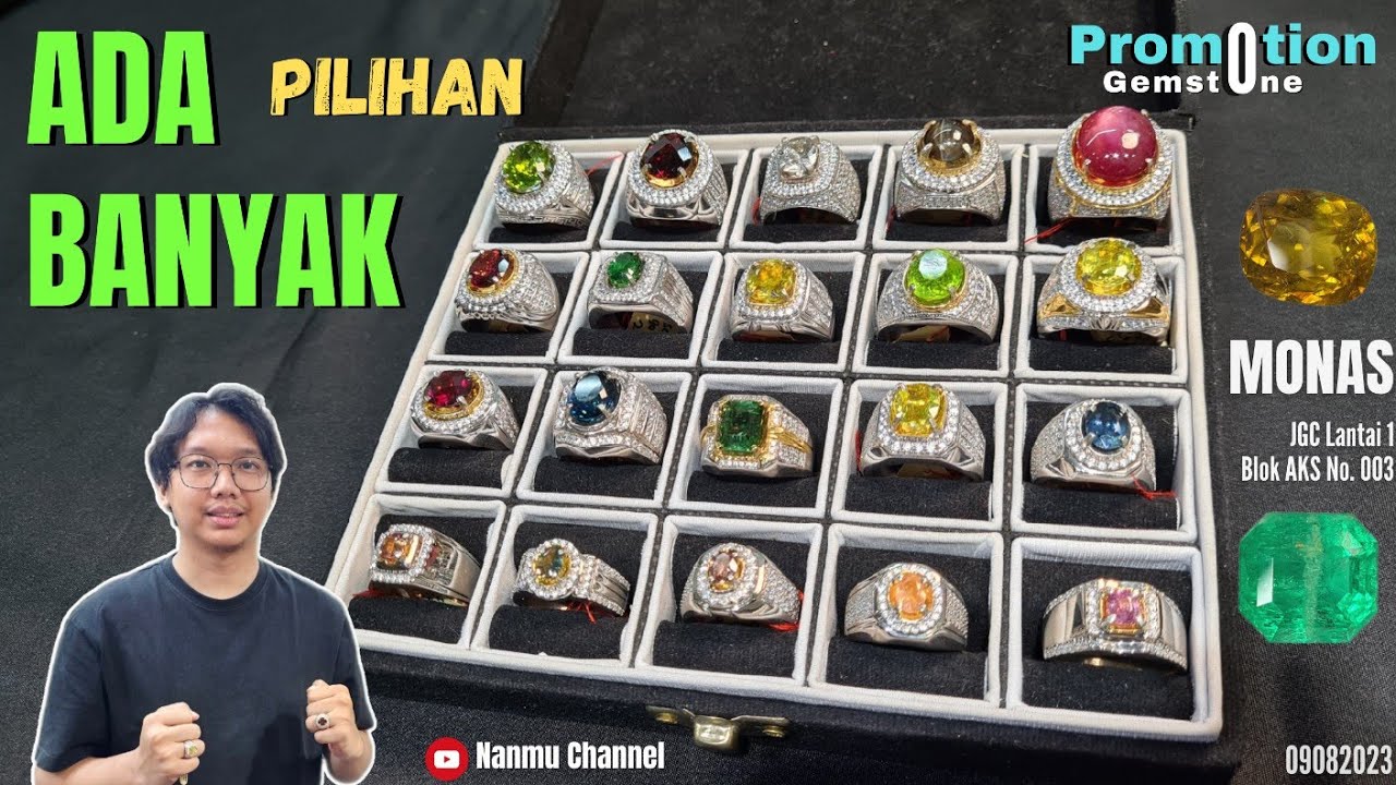 PROMO GEMS [09/08/23] BANYAK PILIHAN BATU PERMATA SPHENE GARNET ...
