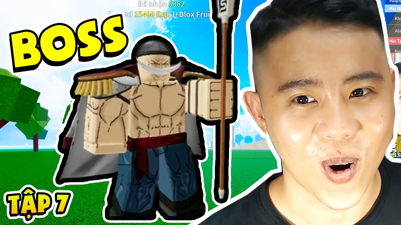 Đánh Bại Boss Râu Xám Cùng Team BLOX FRUITS (ROBLOX) TẬP 7 - YouTube