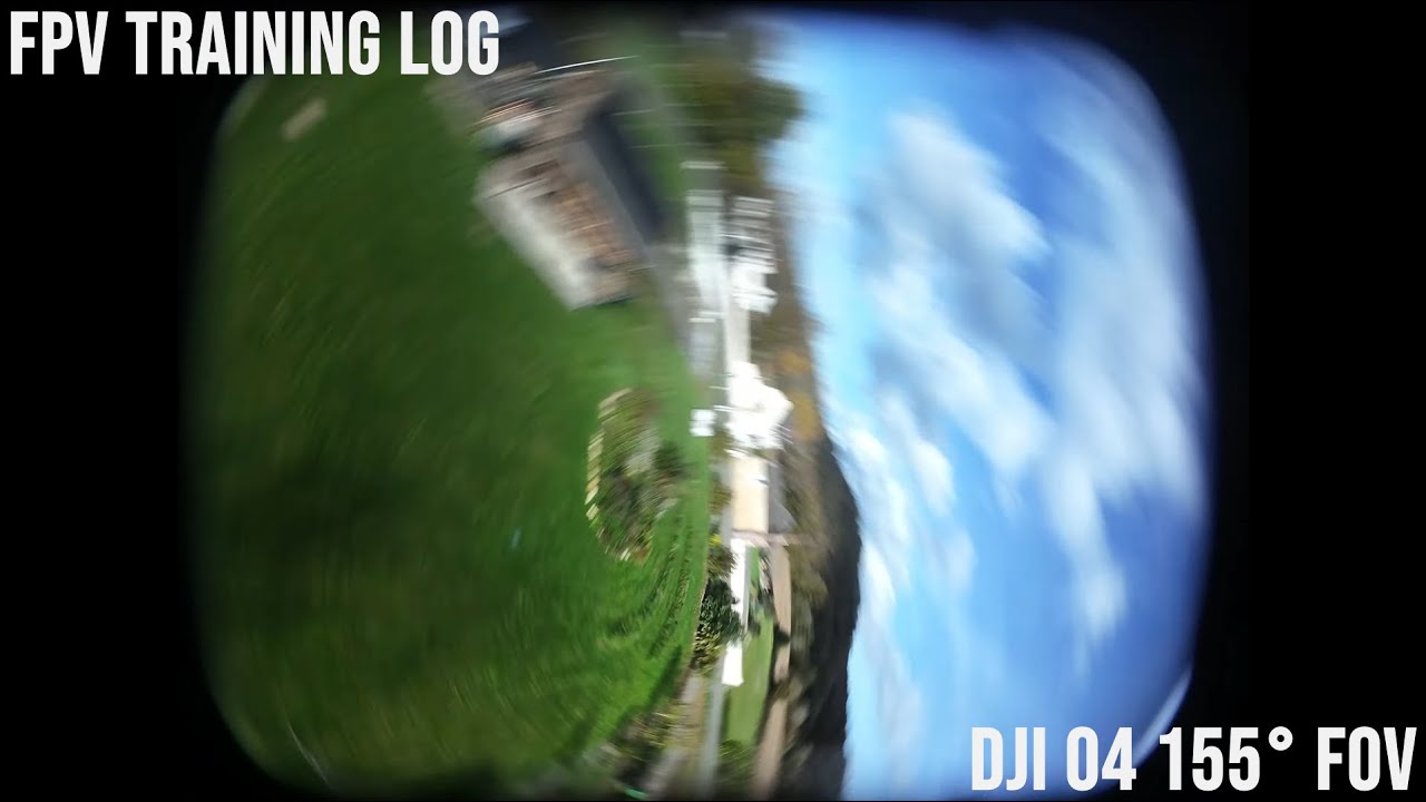 FPV Training Log: DJI 04 155° FOV with Flywoo wide angle kit - YouTube
