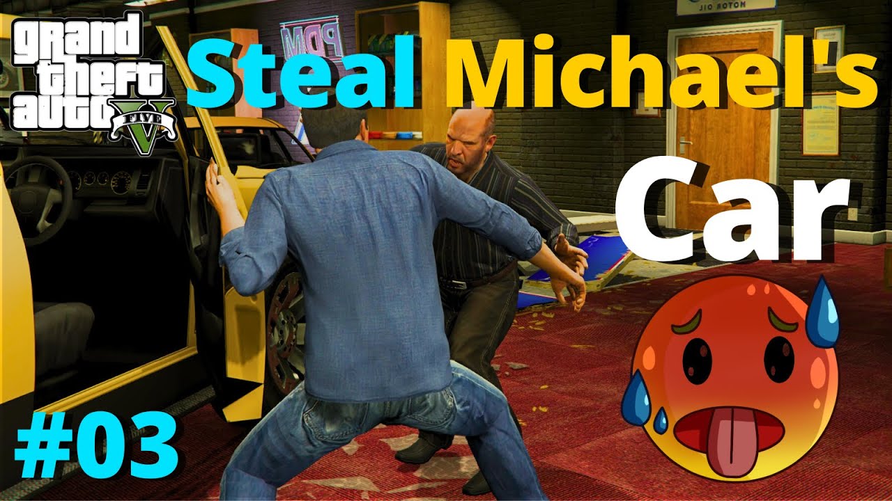 GTA 5, Franklin Steals Michael Car - YouTube
