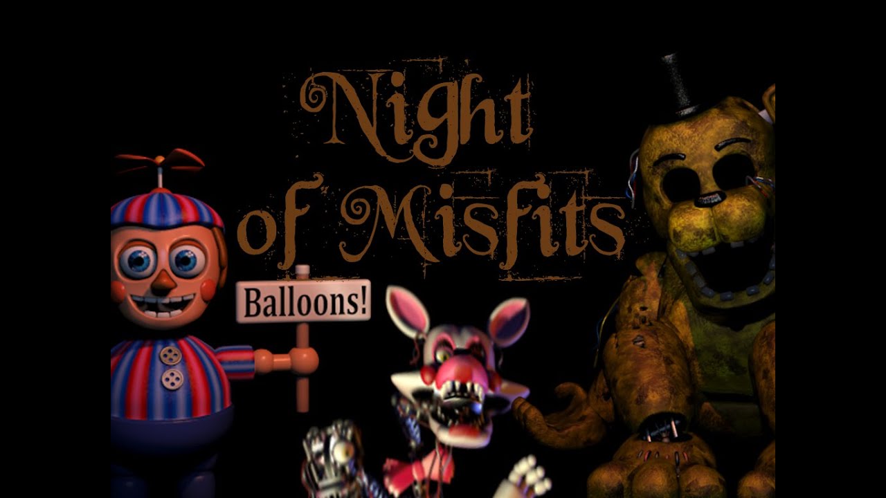 Crystal plays FNaF 2 [10] Custom Night 7 Night of Misfits Complete ...