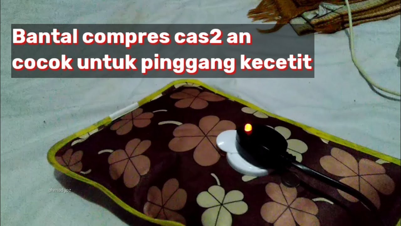 unboxing bantal terapi panas listrik - YouTube
