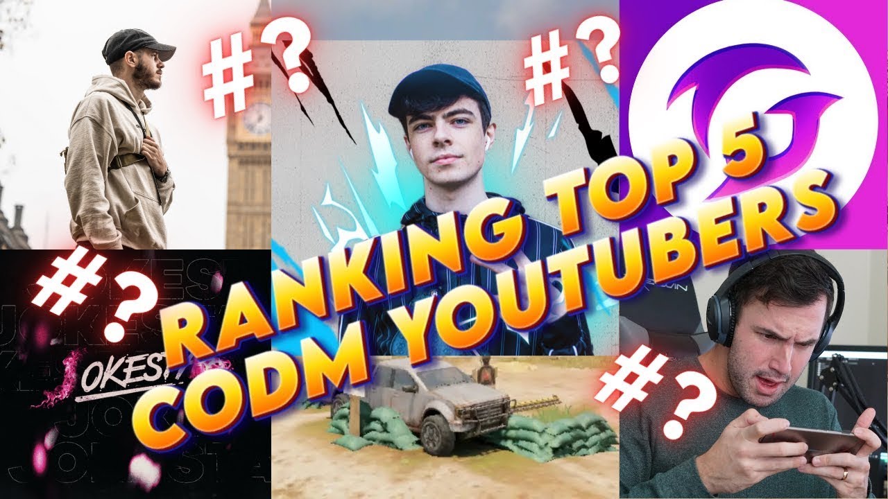Top 5 YouTubers in CODM 🎯 | Best Call of Duty Mobile Creators You Must ...
