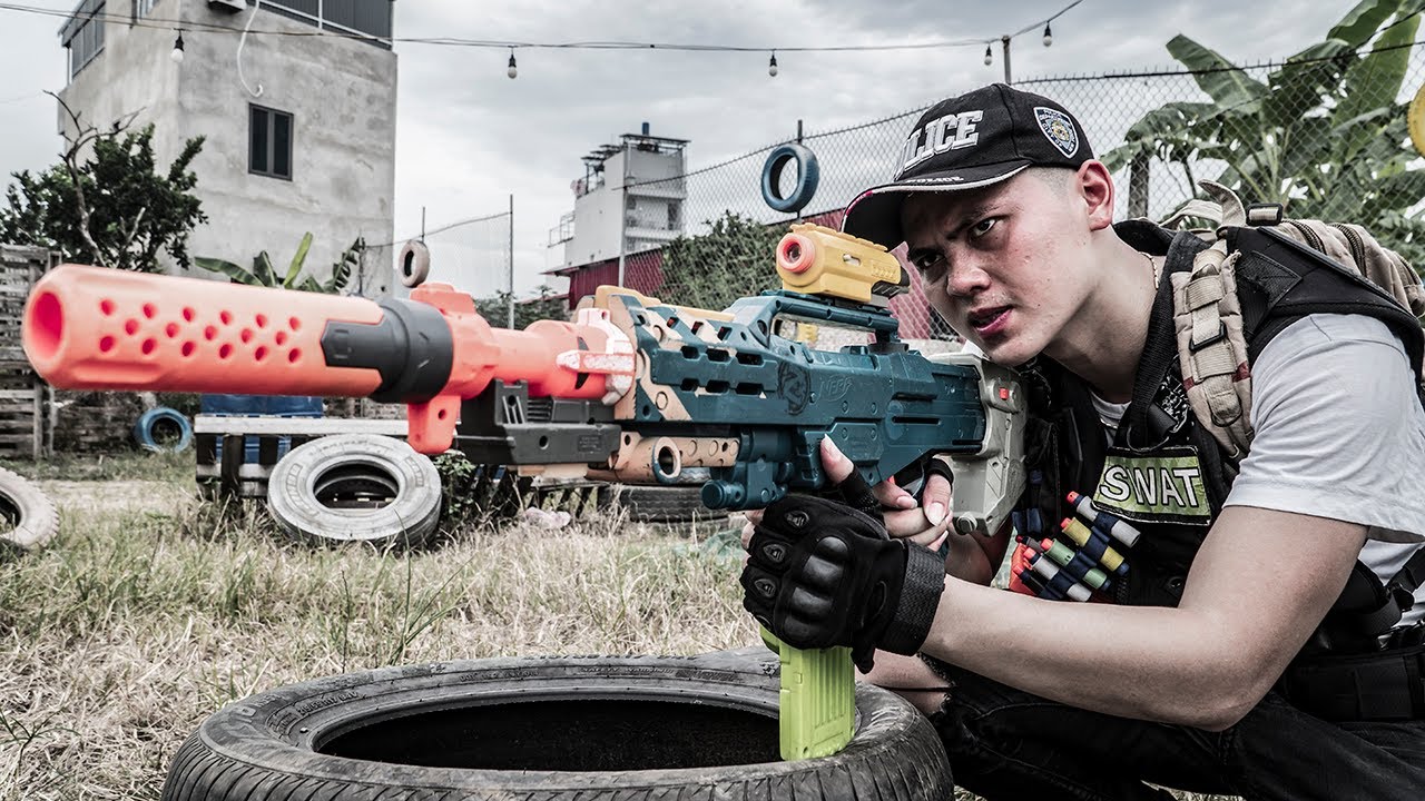 LTT Game Nerf War : Warriors SEAL X Nerf Guns Fight Rocket Crazy Rescue ...