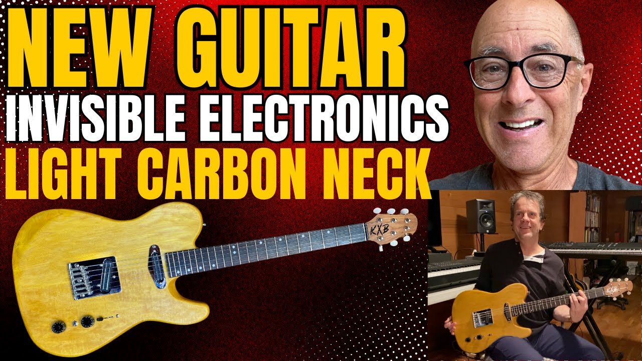 New Light Carbon Neck Guitar with Invisible Electronics - YouTube