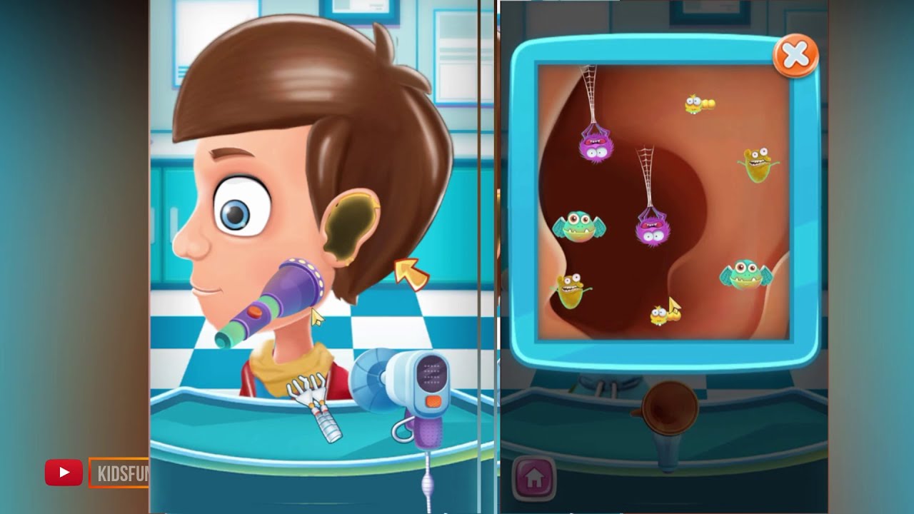 Little Doctor | Ear Check Up | Ear Care Games | Fun Games For Kids ...