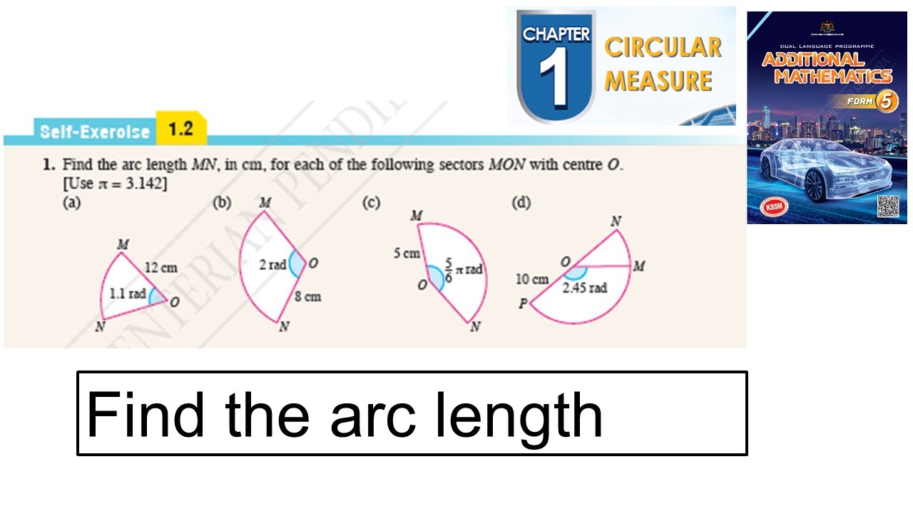Circular measure self-exercise 1.2 Q1 sukatan membulat latihan kendiri ...