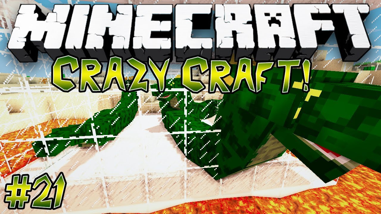 "The Basilisks Lair!" - CRAZY CRAFT (MINECRAFT MODDED SURVIVAL) - #21 ...
