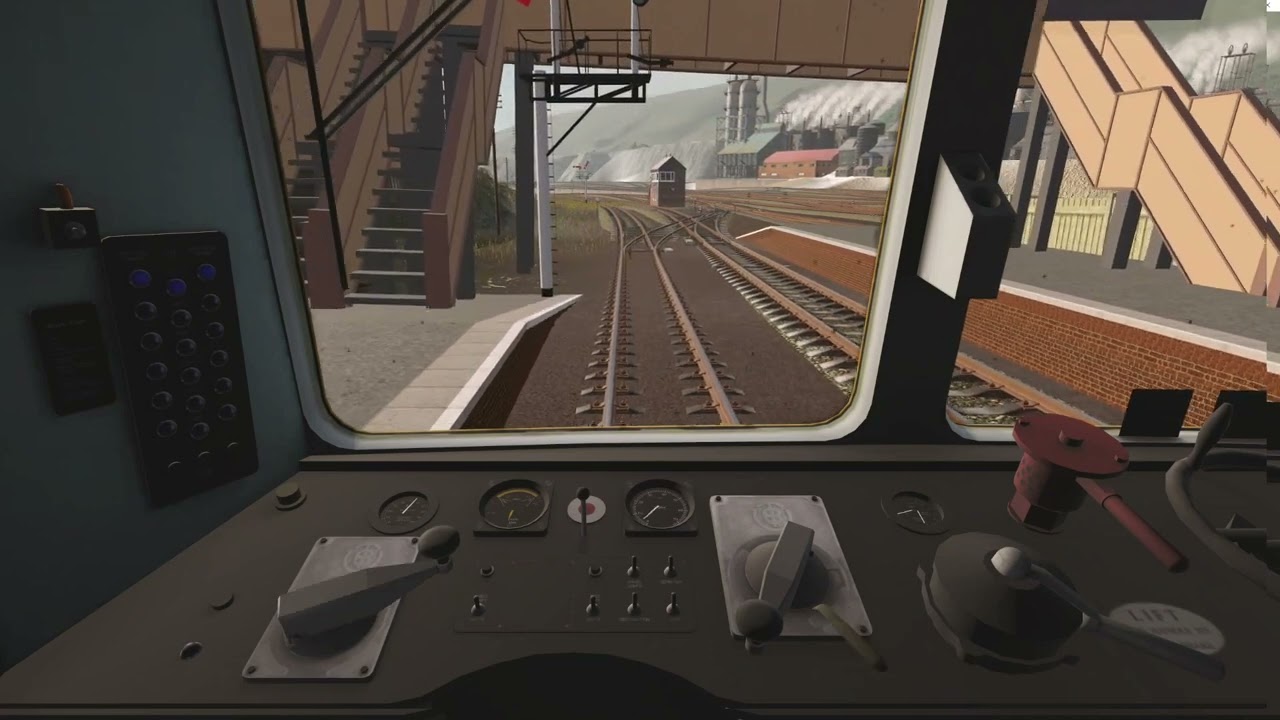 EBBW VALE TO ABERBEEG SIMULATED DMU CAB RIDE 1950 - 60S - YouTube