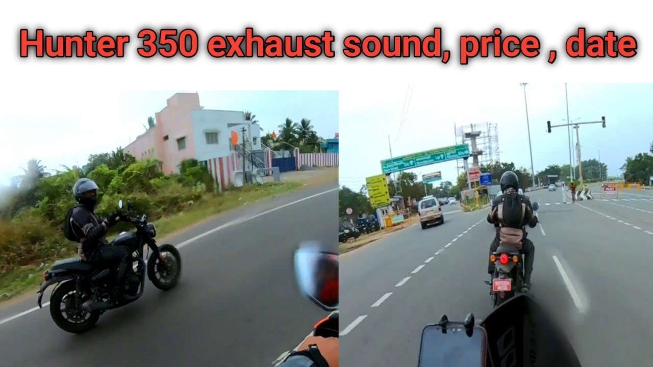 Royal Enfield Hunter 350 exhaust sound, Launch date and price. - YouTube