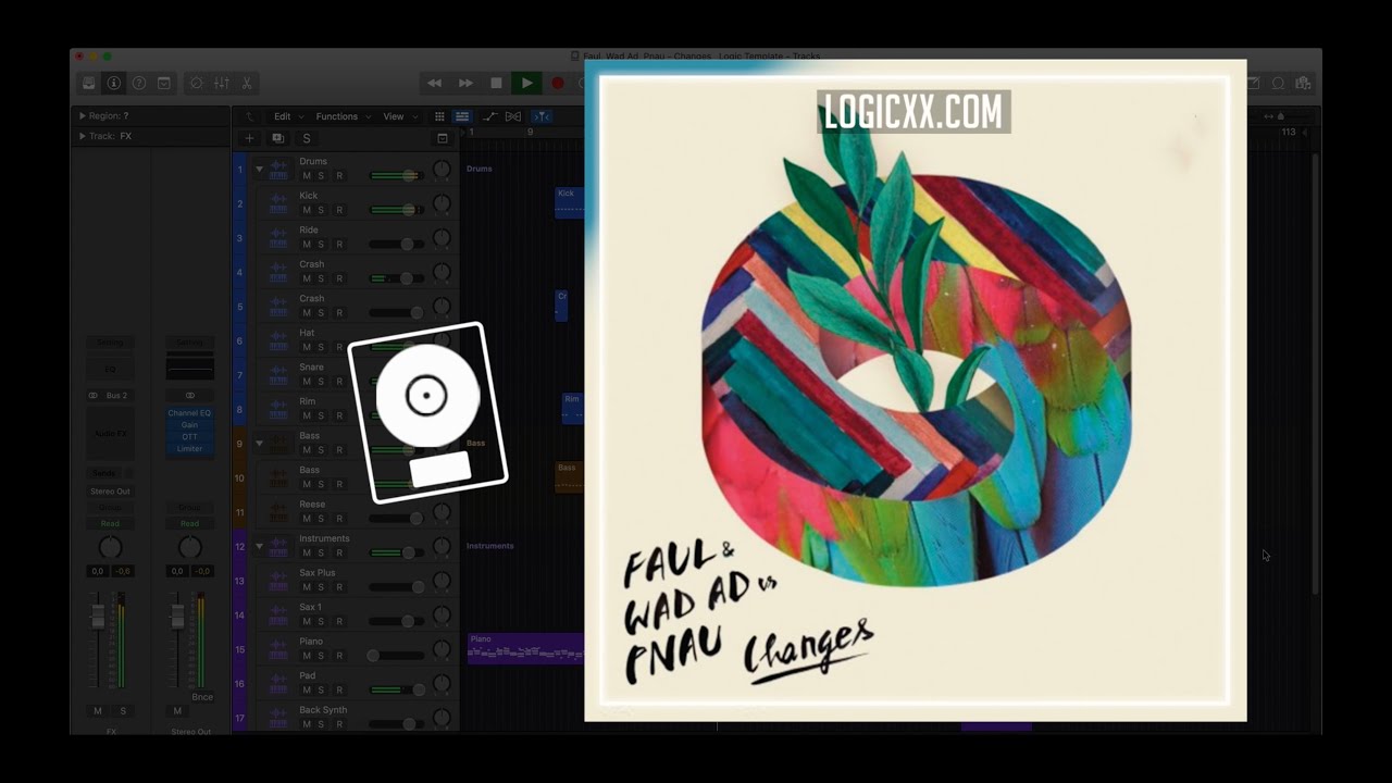 Faul, Wad Ad, Pnau - Changes (Logic Pro Remake) - YouTube