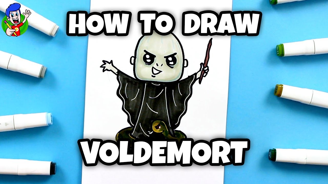 How to Draw Lord Voldemort - YouTube