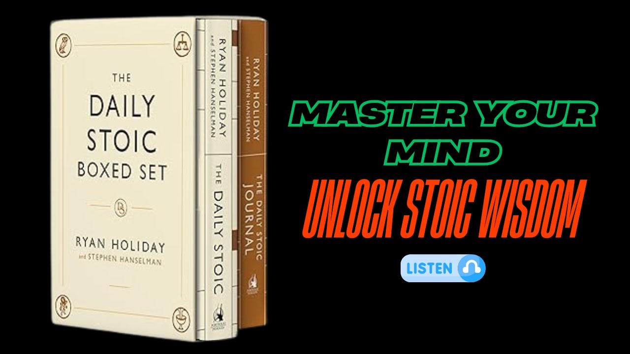 The DAILY STOIC by Ryan Holiday | Book Summary | BEST Way to Improve ...