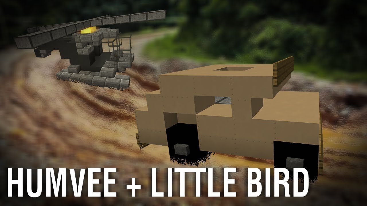MINECRAFT HUMVEE, LITTLE BIRD [GERMAN|HD] - YouTube