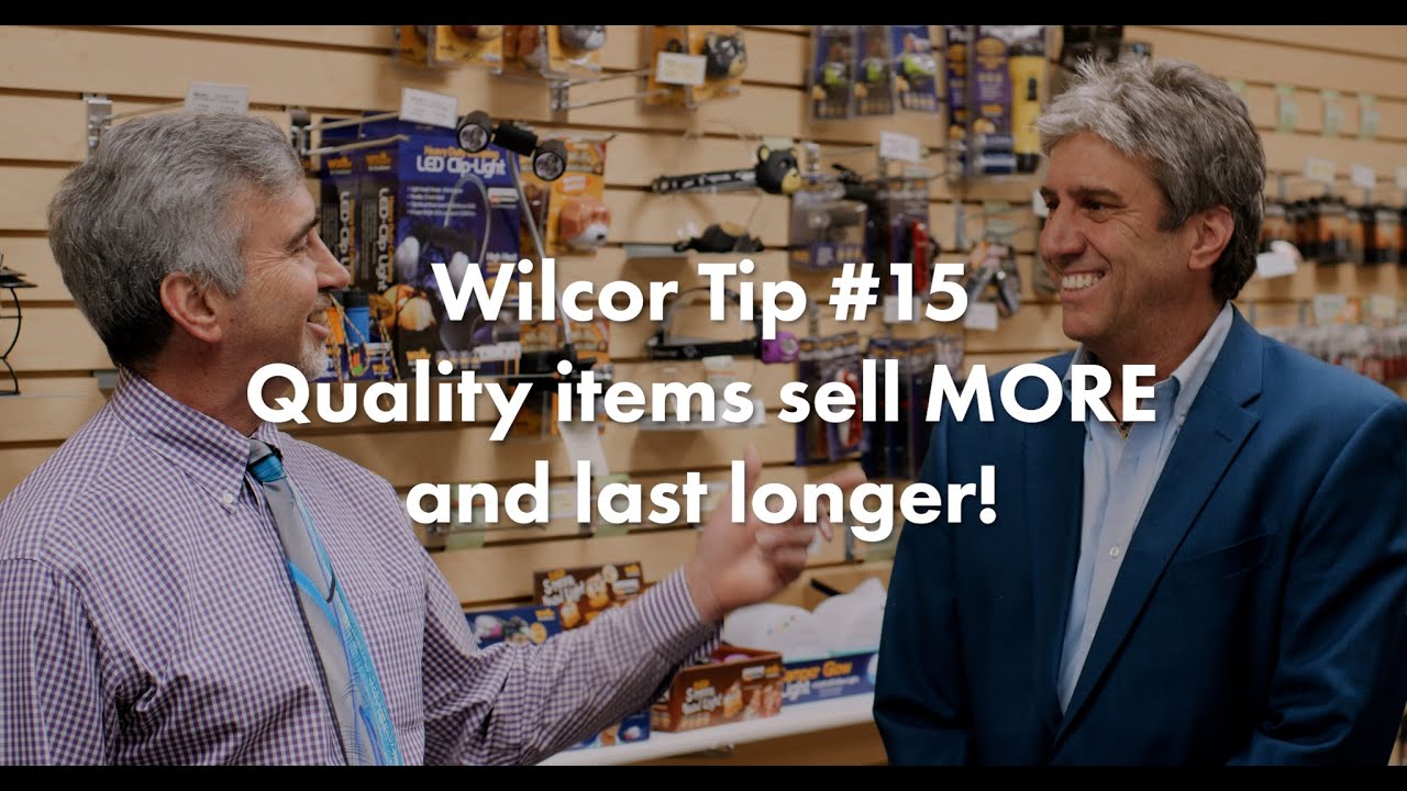 Wilcor Tip #15: Quality items sell MORE and last longer! - YouTube