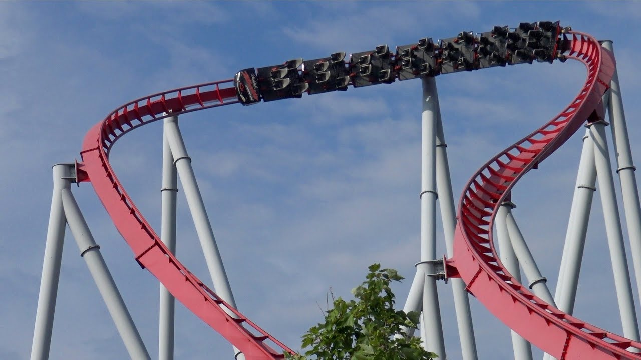 Intimidator 60fps HD Offride Footage Carowinds - YouTube