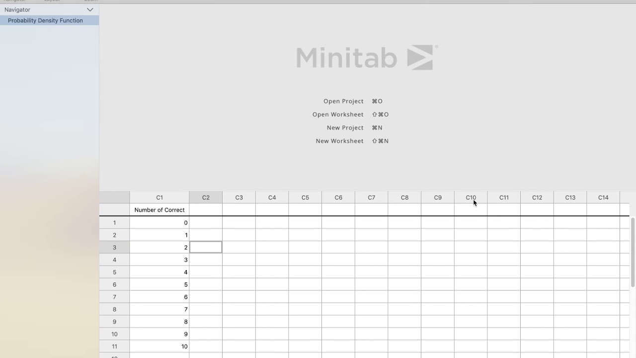 Binomial Probability Distribution Minitab Mac Example - YouTube