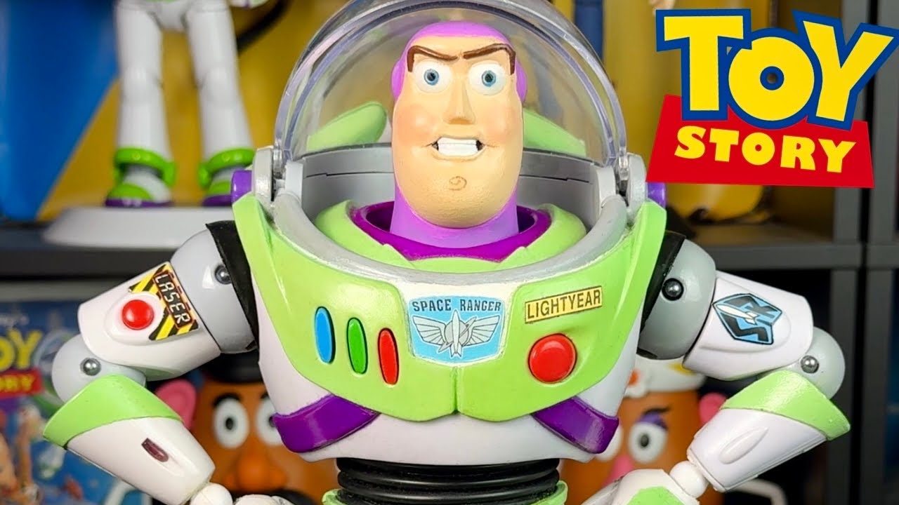 Toy Story Collection Buzz Lightyear Helmet Swap - YouTube