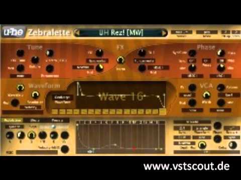 U-he Zebralette - Freeware Synthesizer VSTi - YouTube