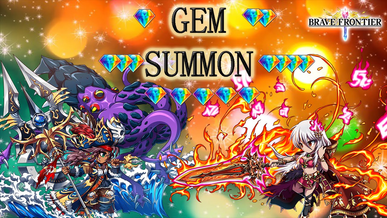 Brave Frontier RPG Ep.49 - Gem Summon for SetUp Event - YouTube