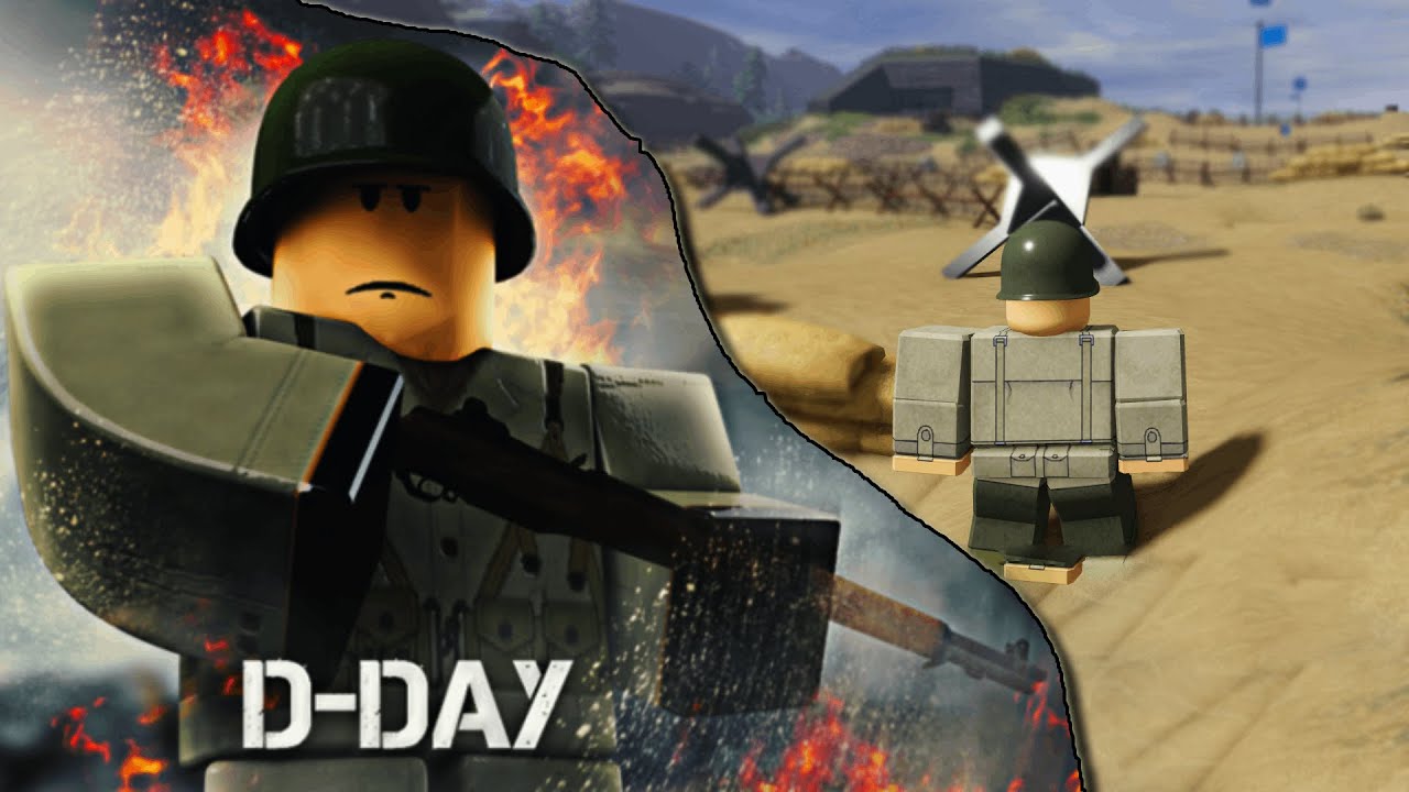 I Fought on Normandy Beach... In Roblox - YouTube