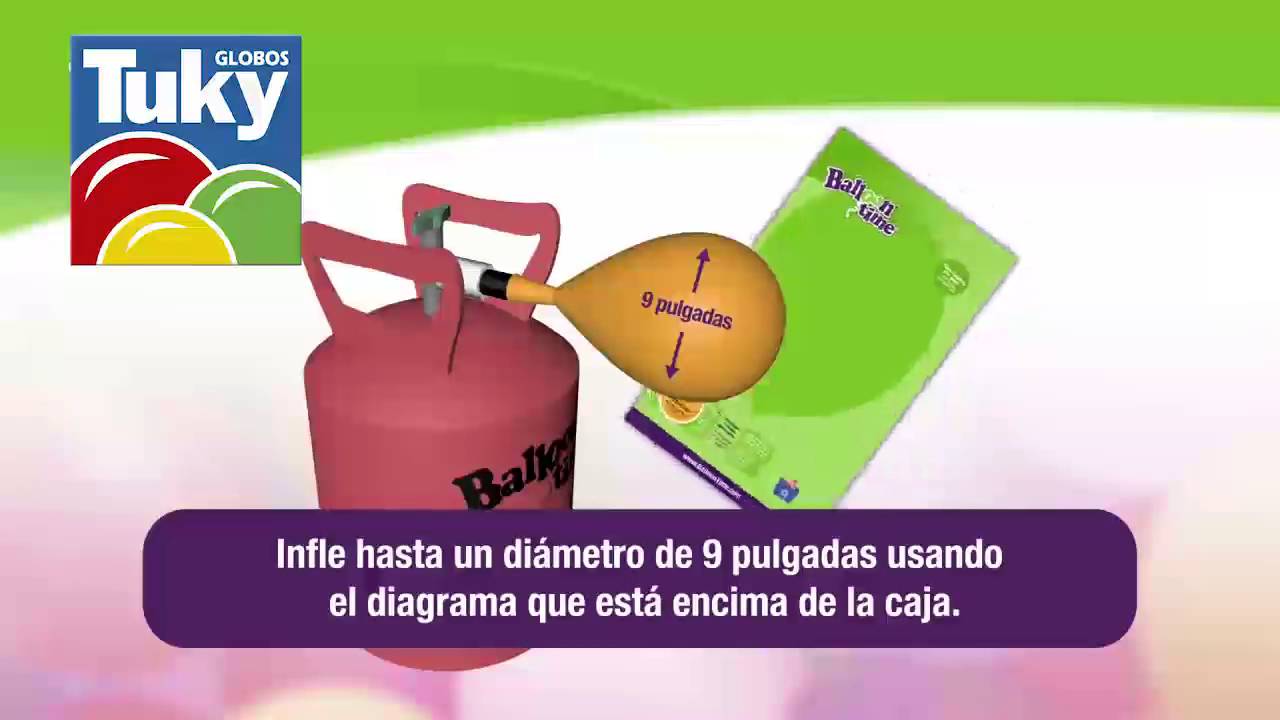 Como usar un tanque de helio Balloon Time - YouTube