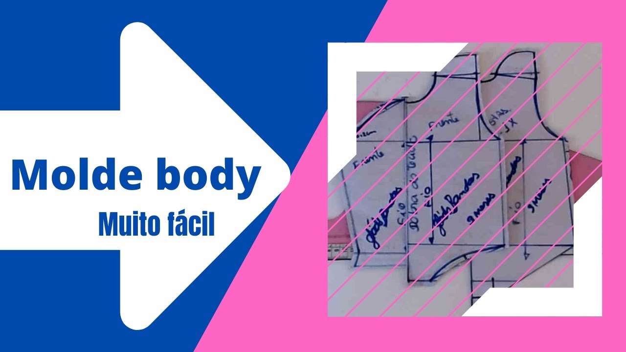 Molde Body infantil muito fácil - Costurando Pano - YouTube