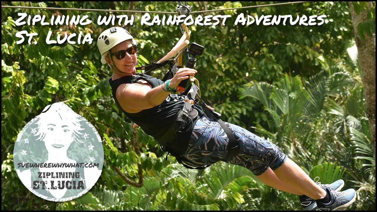 Zipline, St Lucia - with Rainforest Adventures - YouTube