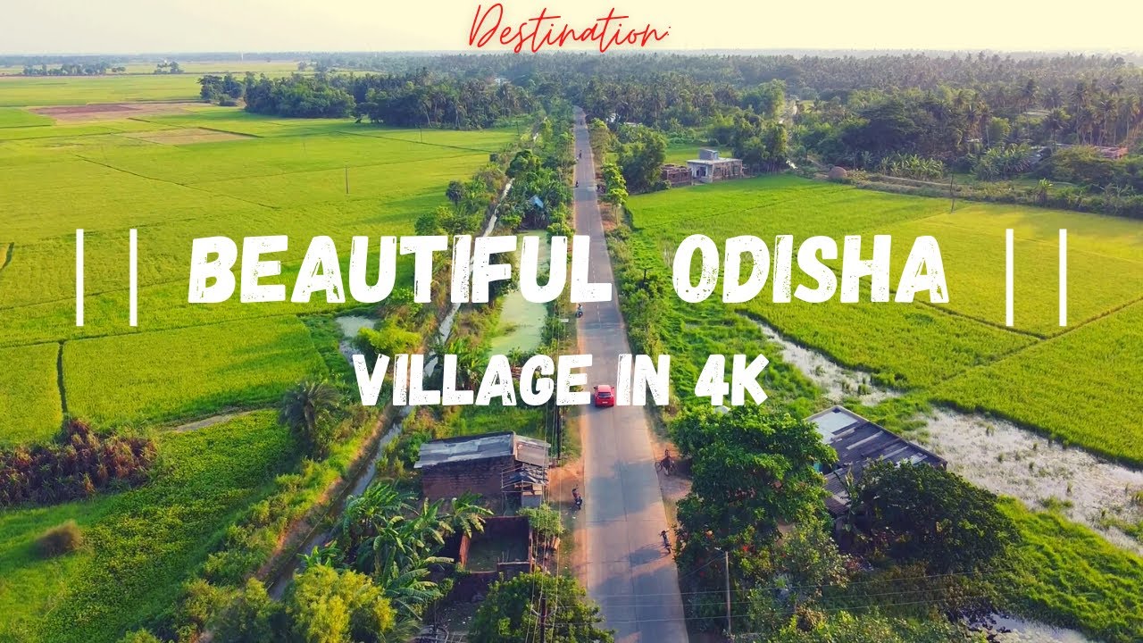 ODISHA VILLAGE IN 4K || || Beautiful Odisha || Delanga in 4K || Village ...