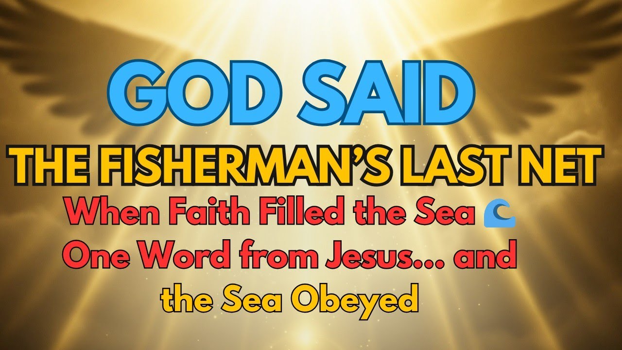 The Fisherman’s Last Net – When Faith Filled the Sea 🌊 One Word from ...