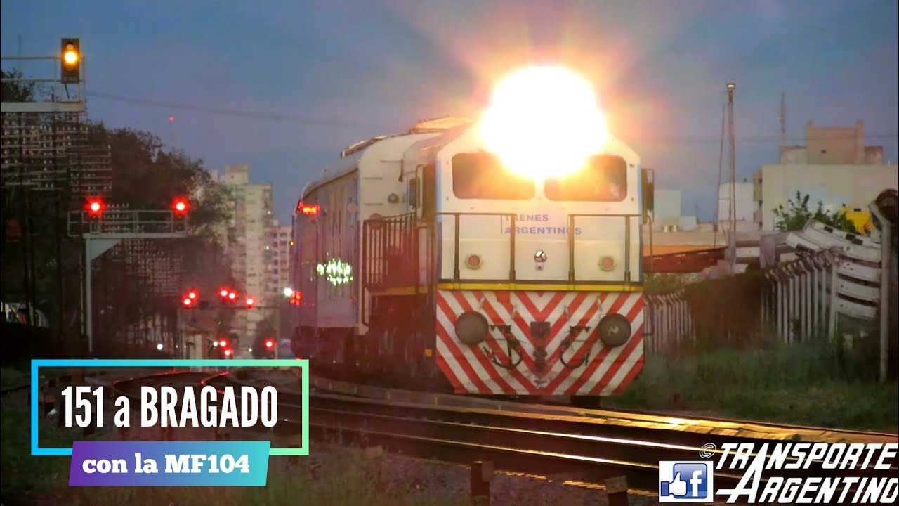 ¡"El Bragado" con la MF104 entre HAEDO y MORÓN! - 20/10/23 - YouTube