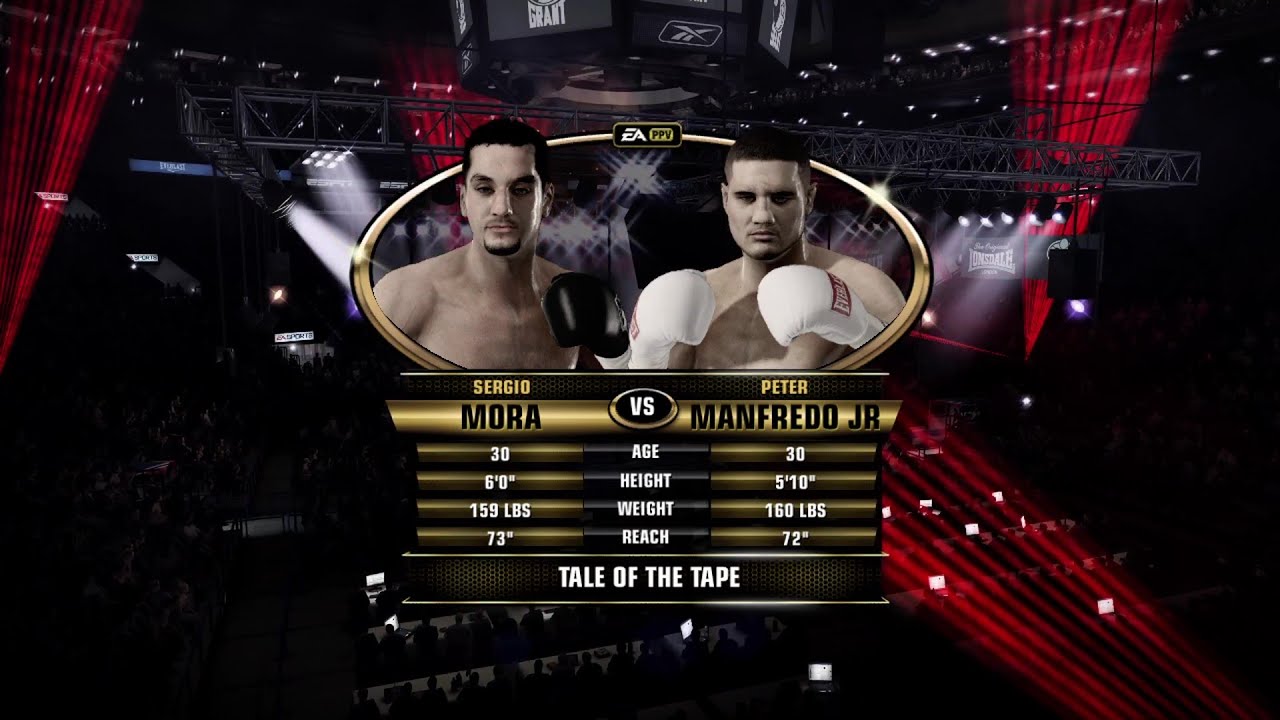 Peter Manfredo Jr VS Sergio Mora - Fight Night Champion - YouTube