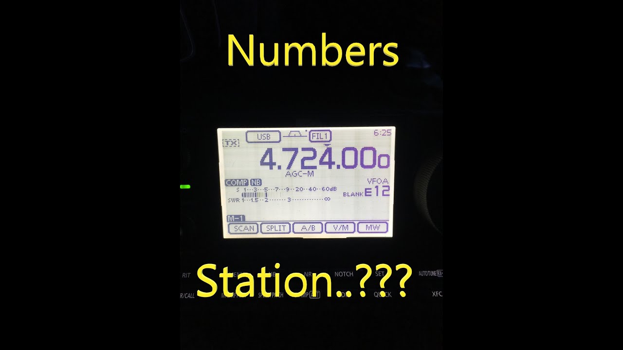 Numbers Station ??? What was I hearing?? - YouTube
