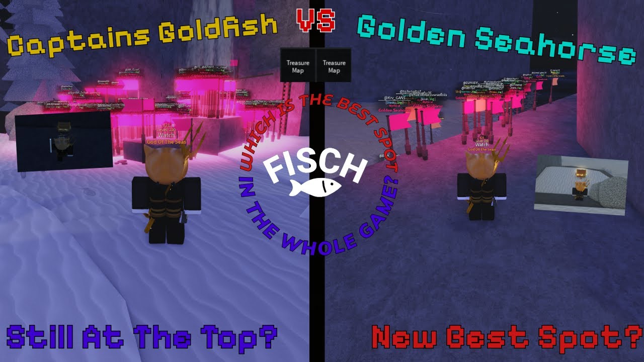 Golden Seahorse VS Captains Goldfish, Which Spot Is Better + Catching 2 ...