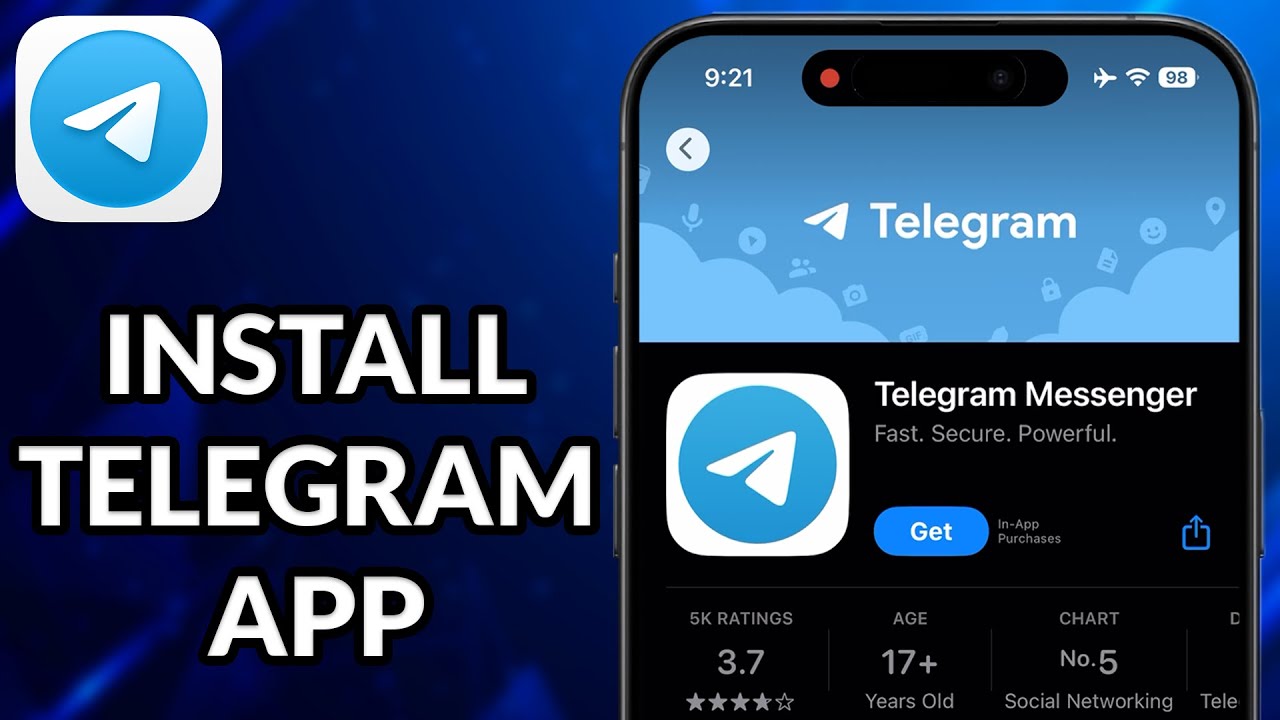 How To Install Telegram App On iPhone - YouTube