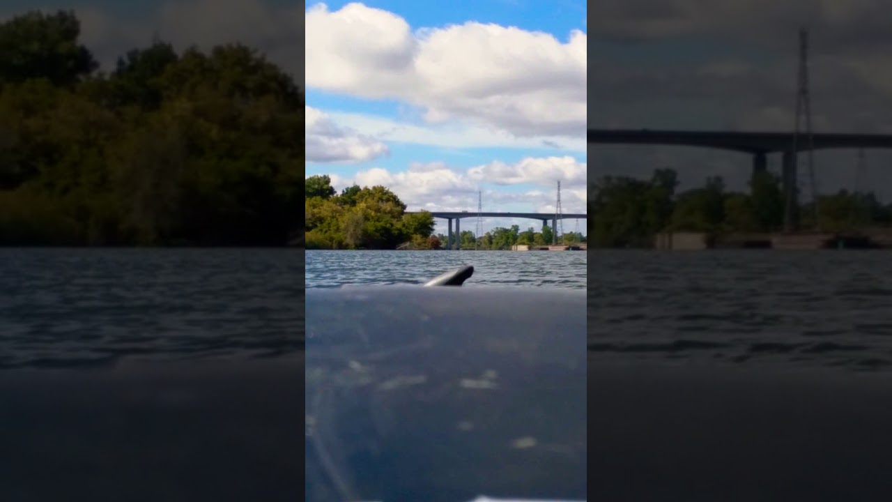 09072019 Saginaw River. Heading towards Zilwaukee Bridge and Zilwaukee ...