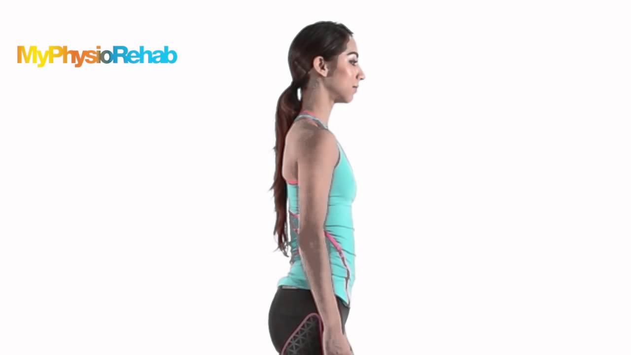 Abdominal Setting in Standing - YouTube