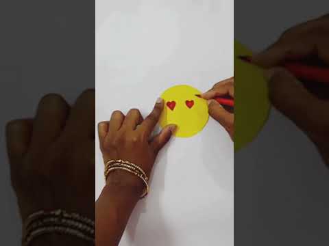 how to make smiley #papercraft #shorts #smiley #papercrafts #craftideas ...