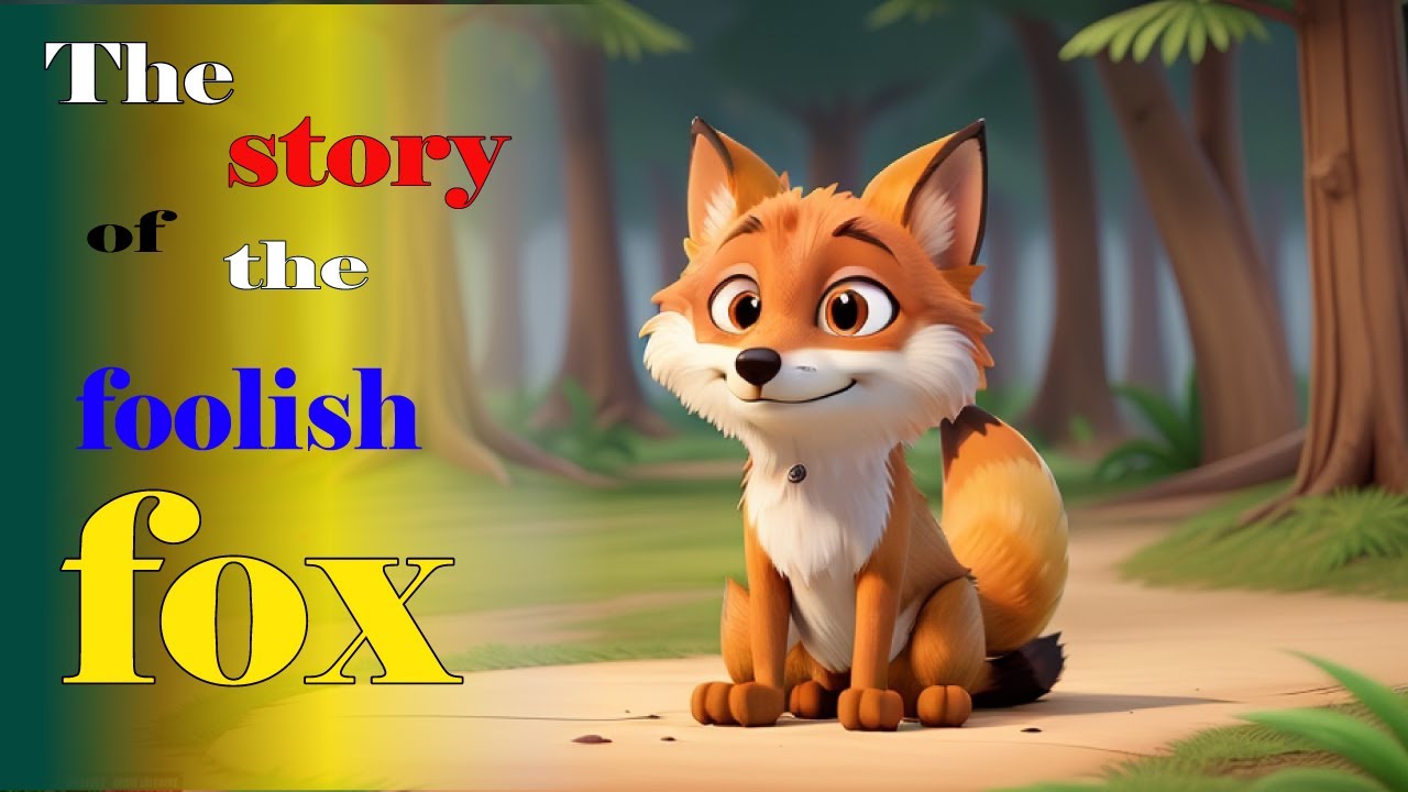 the story of the foolish fox - story for kids in English ।। cartoon story in English l l EMLY ...