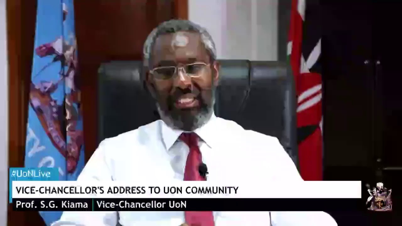 Vice-Chancellor's address to UoN staff and students on 10th July 2020 ...