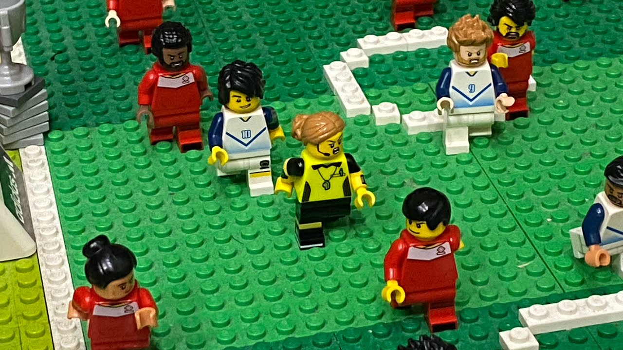 Lego football stadium moc 2 - YouTube