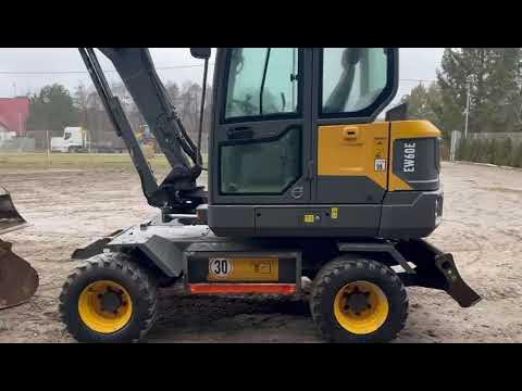 VOLVO EW60E KOPARKA KOŁOWA 2016R. KM MASZYNY BUDOWLANE WWW.KMRENT.PL 56-300 MILICZ - YouTube