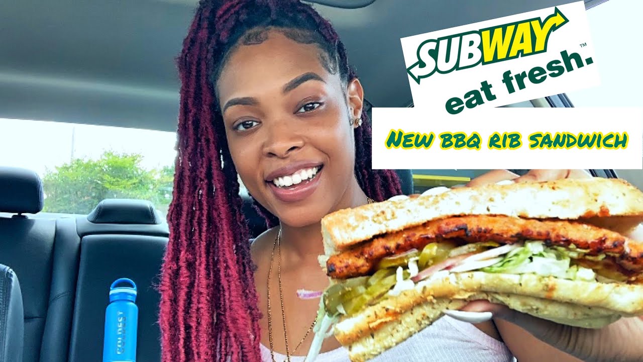 SUBWAY BBQ RIB SANDWICH | Food Review - YouTube