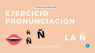 Ejercicios de pronunciación en español - YouTube
