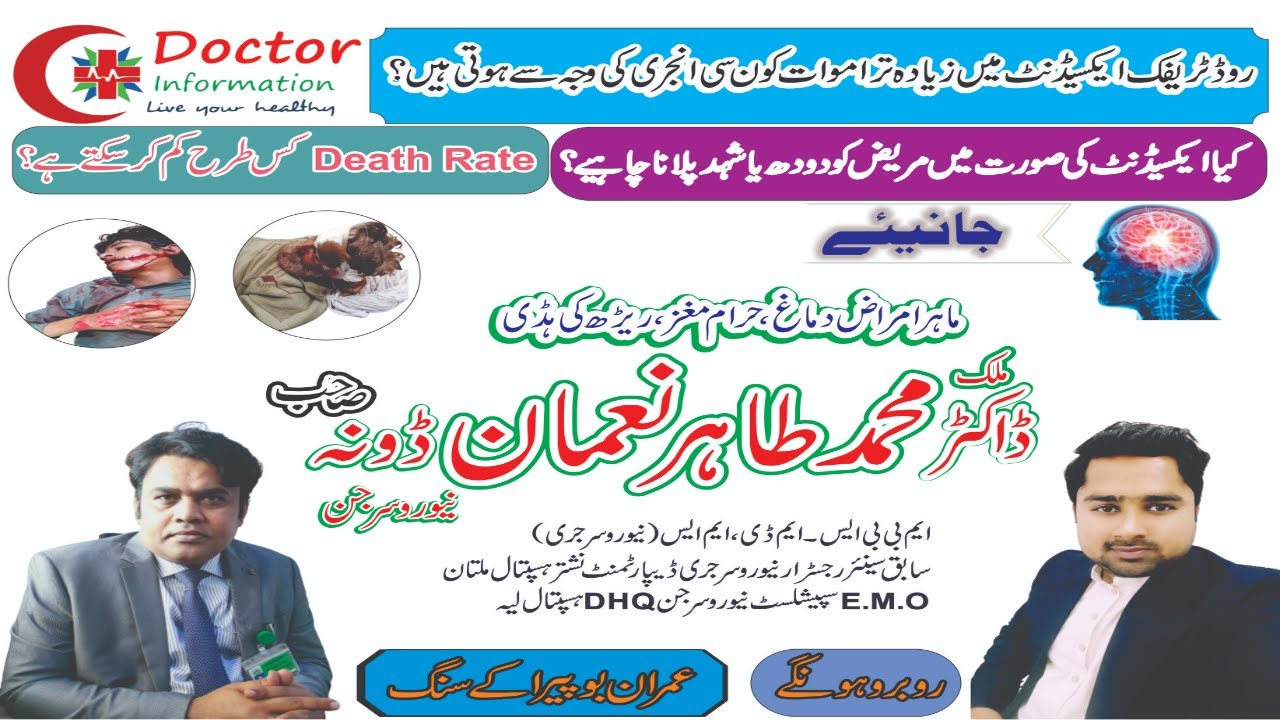 Dr Tahir Nouman Dona||Neurosurgeon ||EMO DHQ Layyah||Road traffic ...