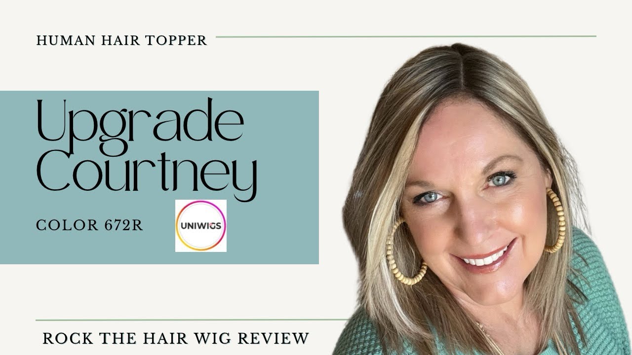 Human Hair 12” Topper👉UPGRADE COURTNEY in NEW COLOR LAUNCHING IN MAY ...